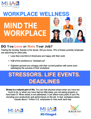 Fillable Online . Fact sheet defines stress and discusses five facts ...