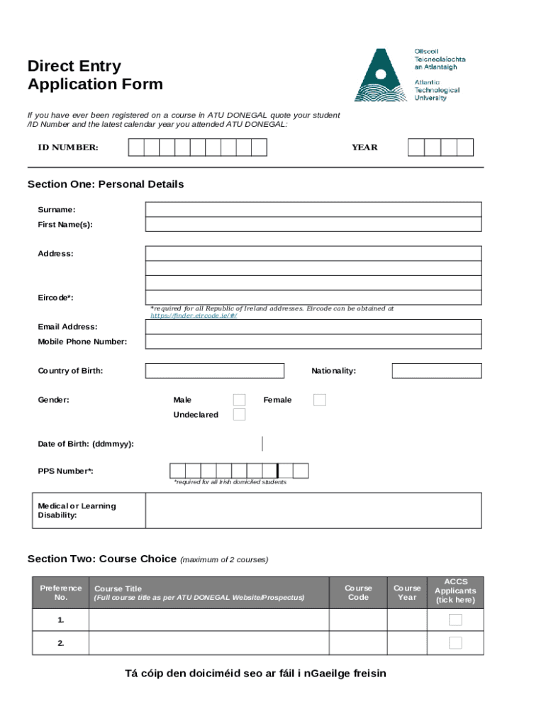 Lifelong Learning Application - Lyit.ie Doc Template | pdfFiller
