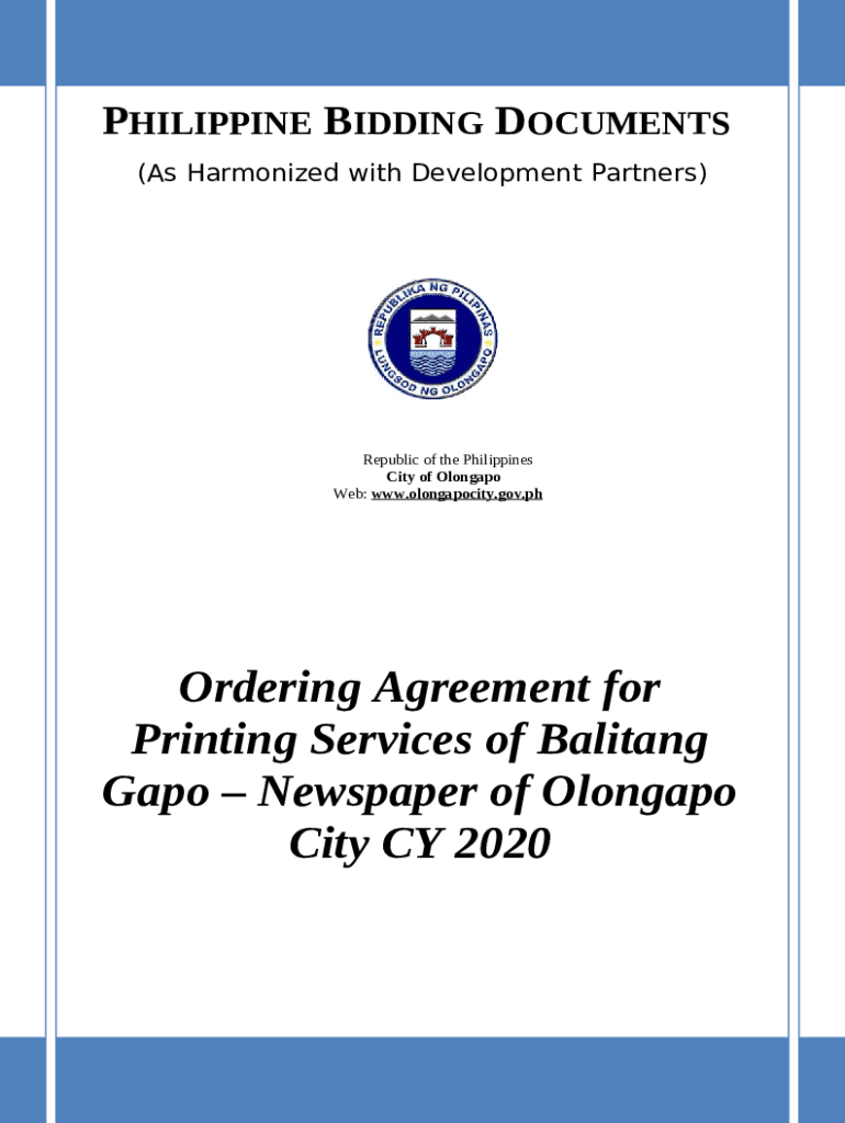 Bidding-Documents-Olongapo-.pdf - olongapocity gov Doc Template | pdfFiller