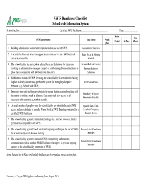 Fillable Online The I-SWIS Facilitator's Guide - PBISApps Fax Email ...