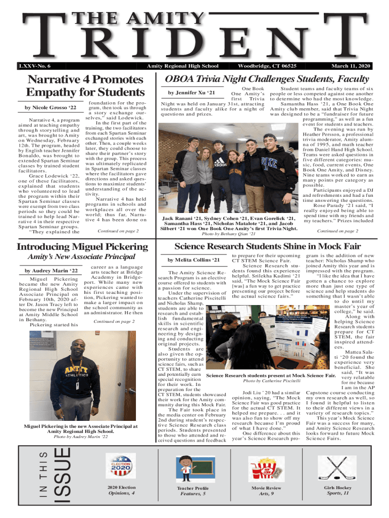 Fillable Online Amity Regional High School - Wikipedia Fax Email Print ...