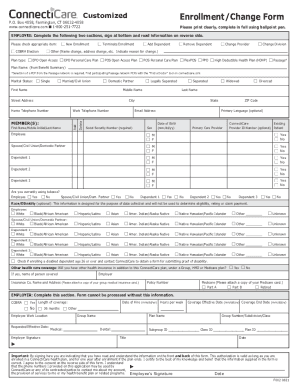 Fillable Online 82020 MA Enrollment Change Form Fillable Final Fax Email Print - pdfFiller