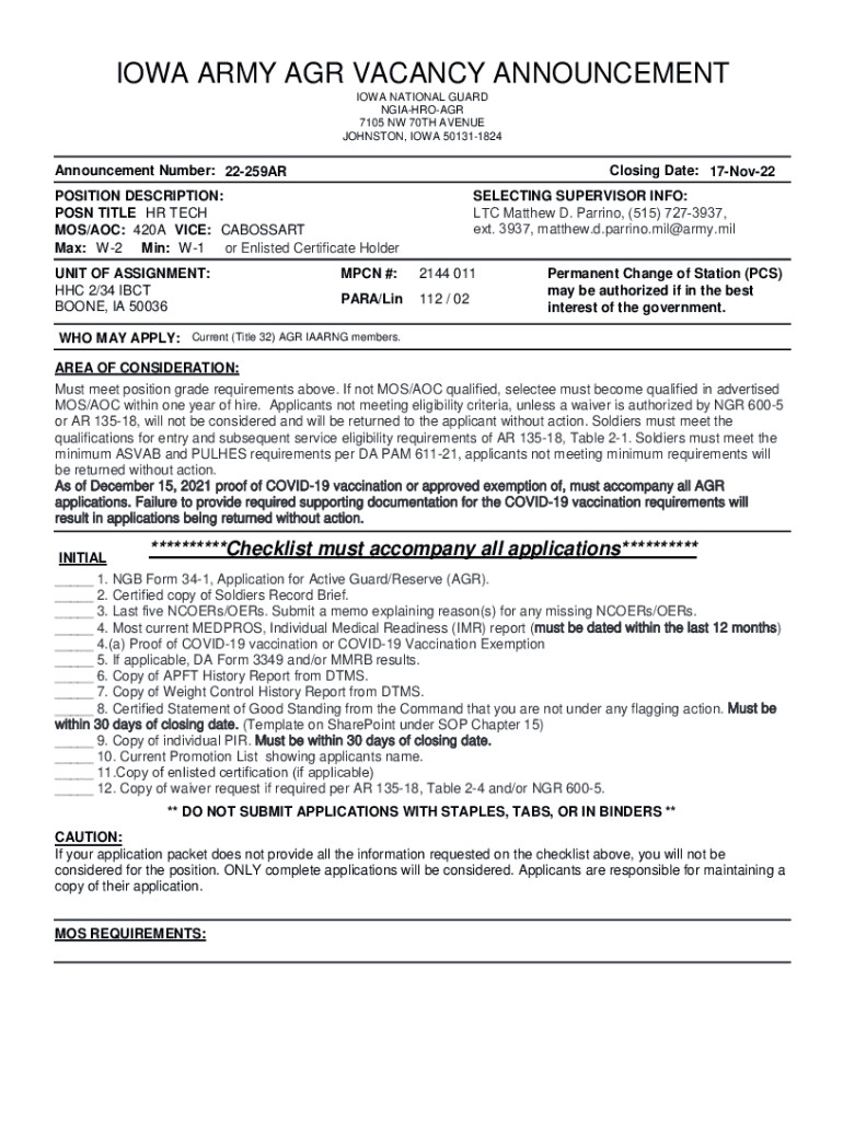 Fillable Online Iowa Army National Guard Recruiting and Retention Fax ...