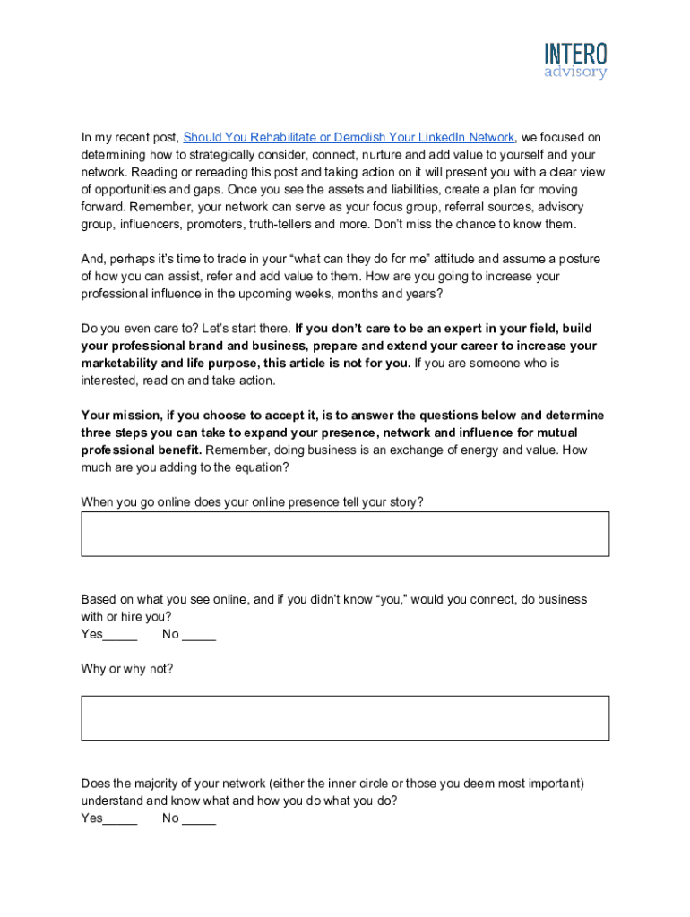 Fillable Online How to Make Connections on LinkedIn: The Essential Guide Fax Email Print - pdfFiller