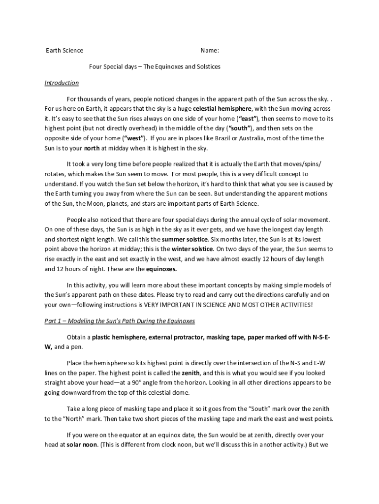 Fillable Online Sky Tellers - Seasons - Lunar and Planetary Institute Fax Email Print - pdfFiller