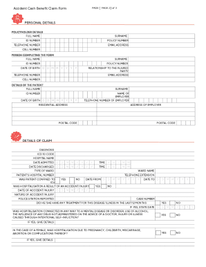 Fillable Online Auto Insurance Claims Forms (OCF Forms) - FSRA Fax ...