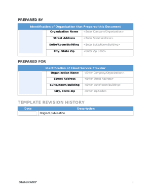 Contingency Planning: Moderate Impact System Template Doc Template ...