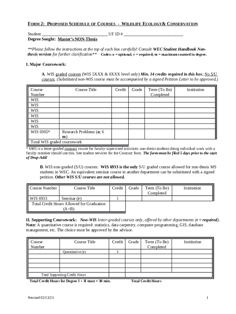 Online 2 - P Student UF ID # Degree Sought: Ph D ... Doc Template ...
