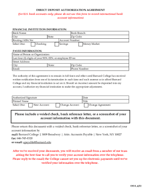 Fillable Online Please include a voided check, bank reference letter ...