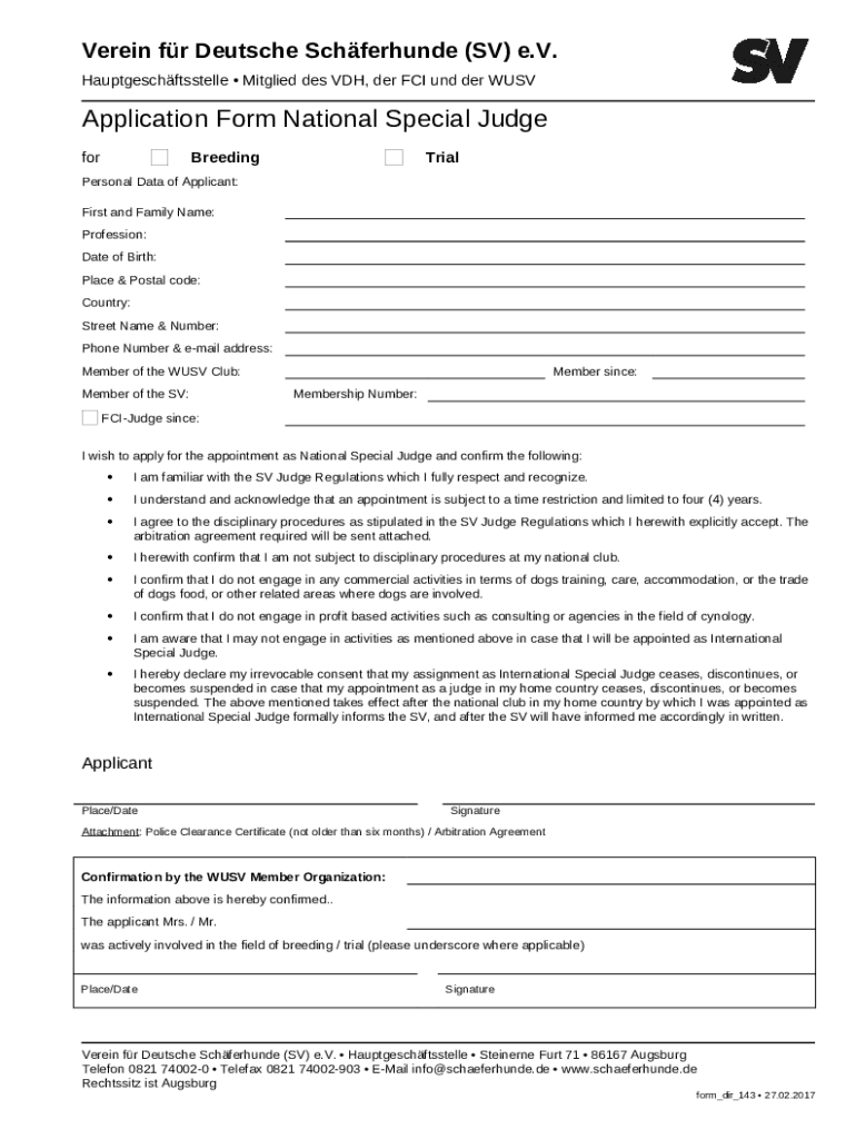 Important notice about application and personal ... Doc Template ...