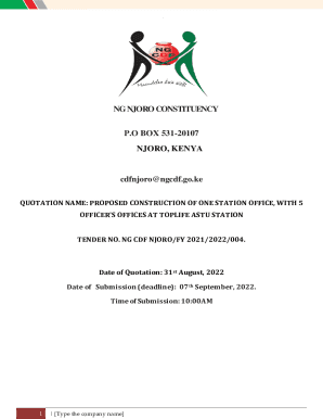 Fillable Online EXTENSION OF TENDER CLOSING AND OPENING DATES ... Fax ...