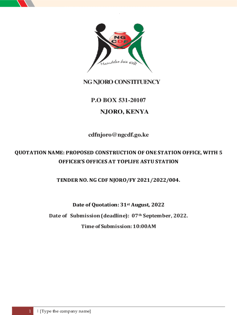 Fillable Online EXTENSION OF TENDER CLOSING AND OPENING DATES ... Fax ...