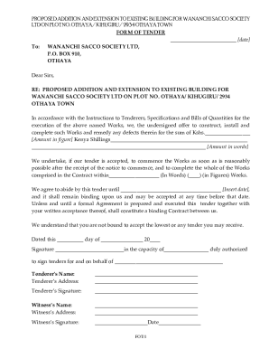 Fillable Online Proposed Addition And Extension Of Existing Building ...