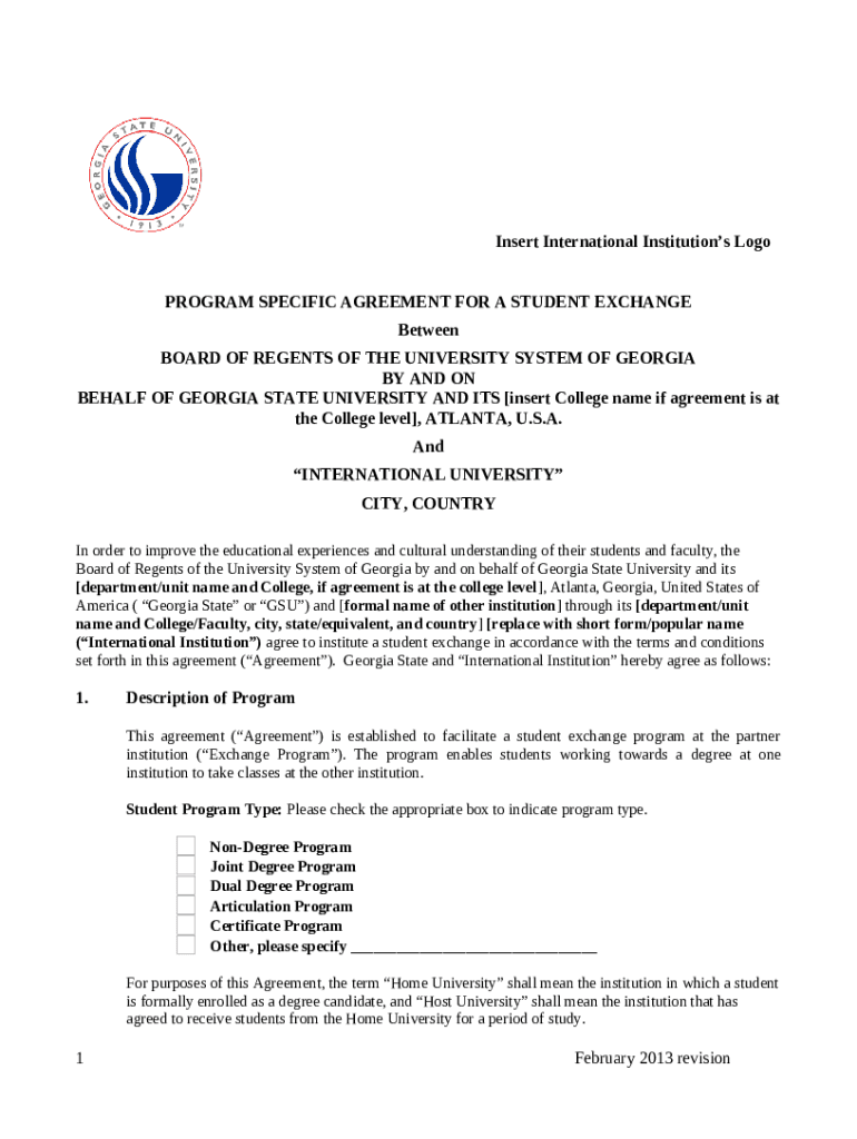 Legal Statement - Georgia State University - international gsu Doc ...