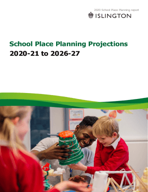 Fillable Online School place planning report for primary and secondary ...