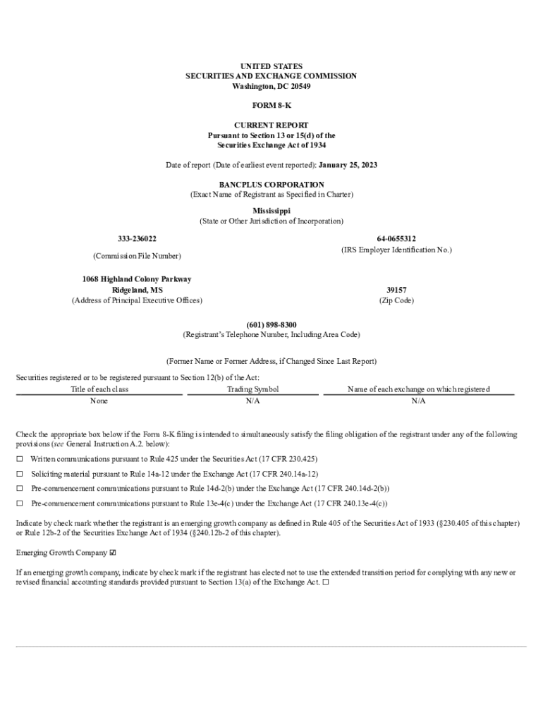 Fillable Online Date of report (Date of earliest event reported): January 25, 2023 Fax Email ...