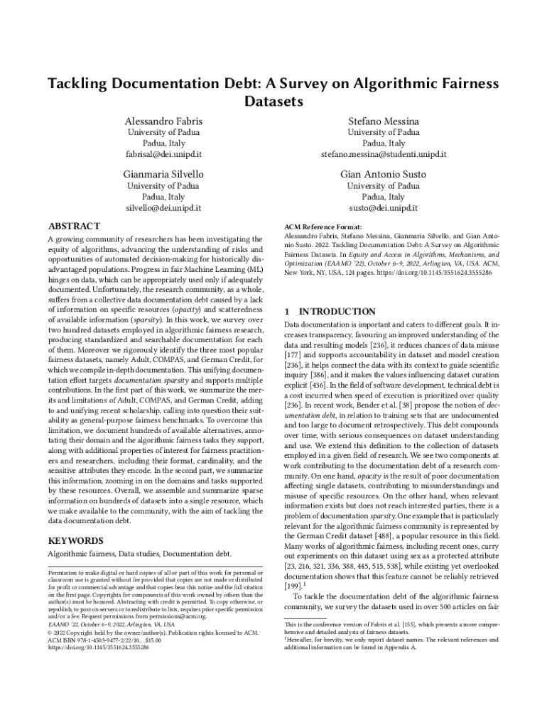 Fillable Online A Survey on Bias and Fairness in Machine Learning - arXiv Fax Email Print ...