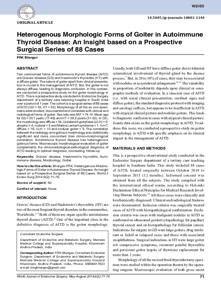 Fillable Online A rare and particular form of goiter to recognize ...