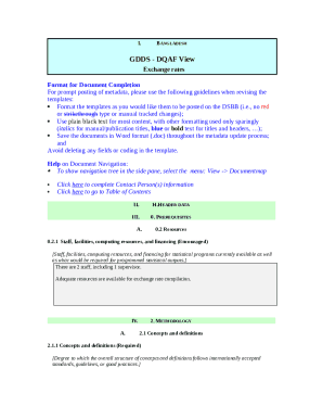 GDDS DQAF Category Templates Doc Template | pdfFiller