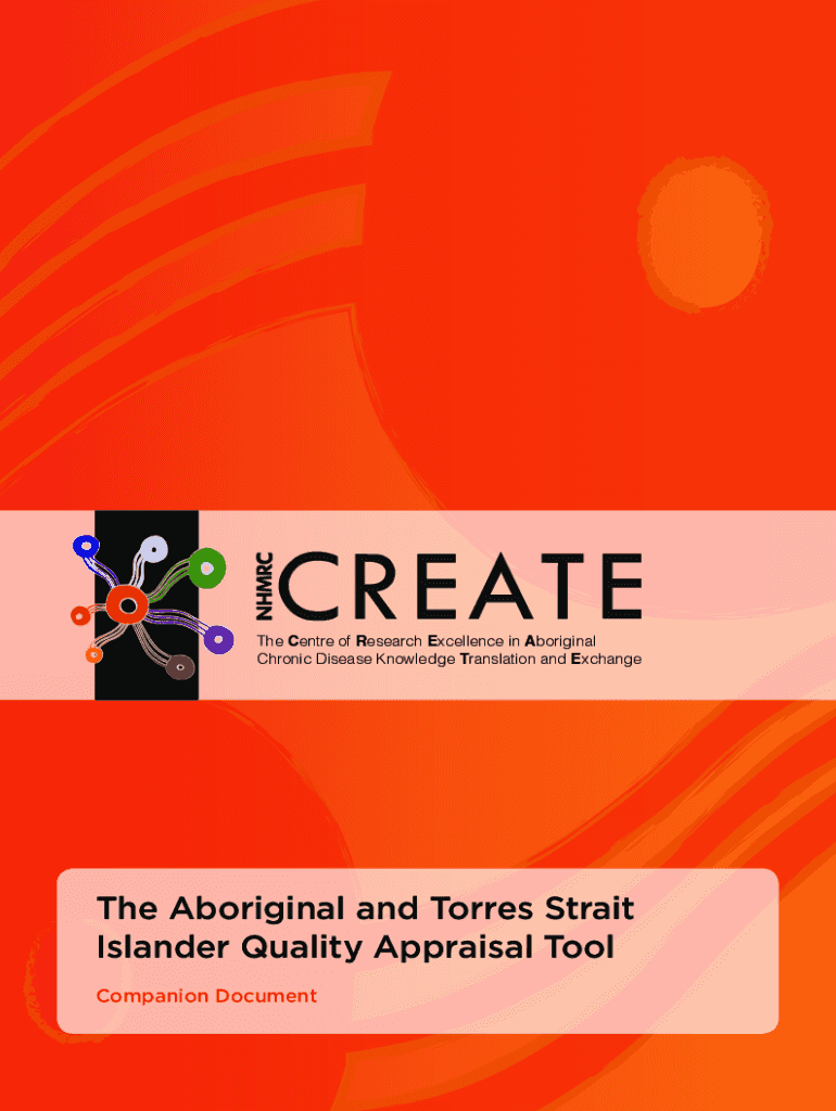 Fillable Online The Aboriginal and Torres Strait Islander Quality ...