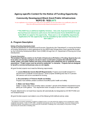 Fillable Online NOFO Supplement Template (non-capital) 7-13-22 Fax ...