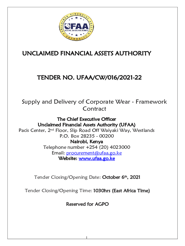 Fillable Online ufaa go How to Claim Unclaimed Financial Assets ...