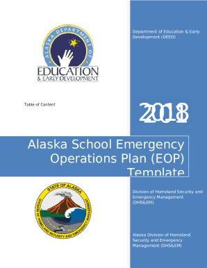 Alaska School Emergency Operations Plan (EOP) Template - ready alaska ...