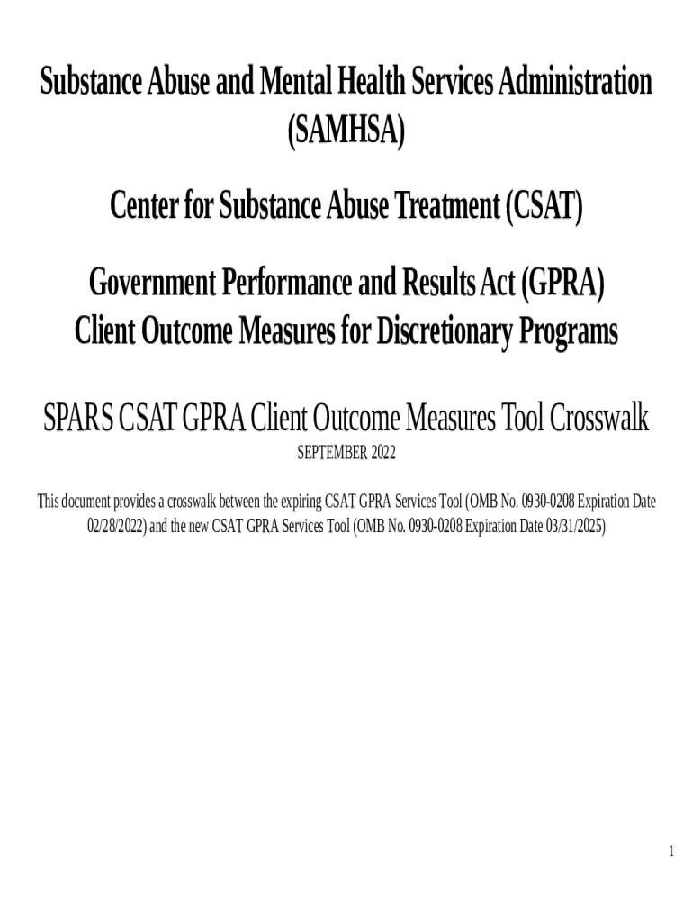 CSAT GPRA Modernization Act Discretionary Services Tools Doc Template ...