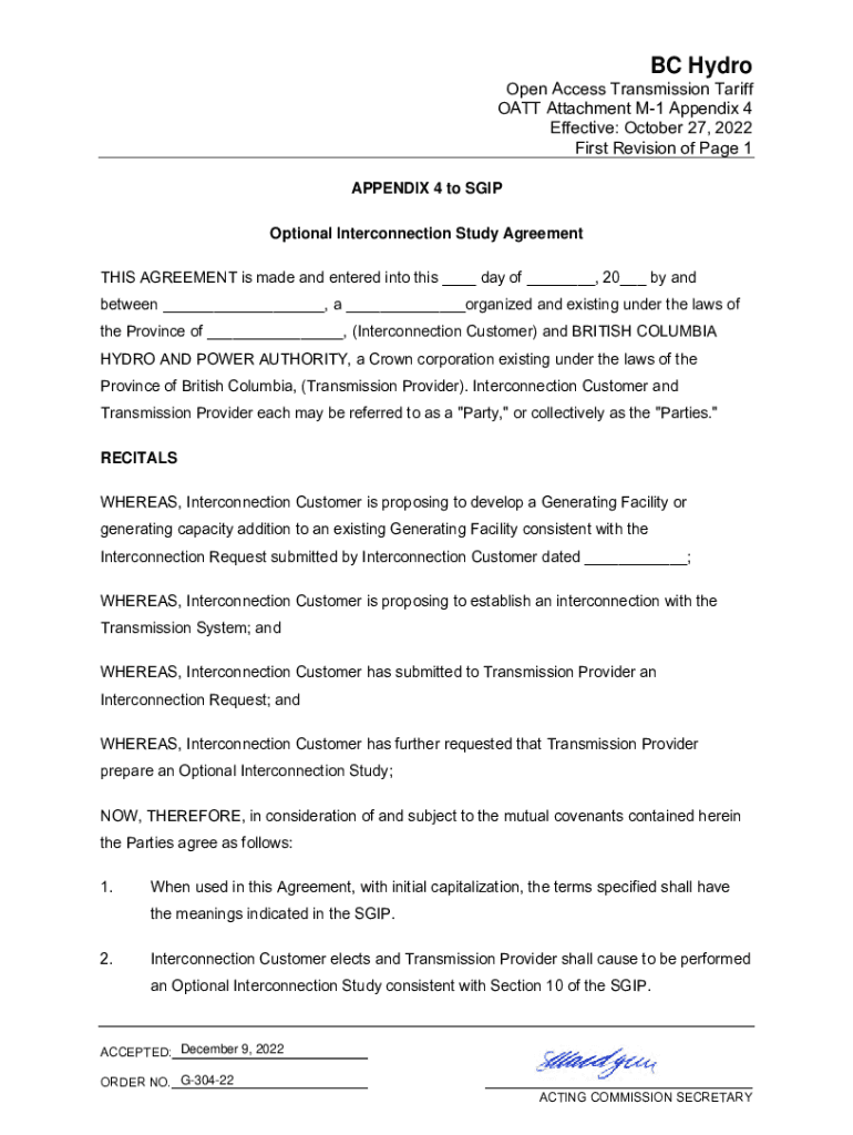 Fillable Online Proposed Modifications To Open Access Transmission ...