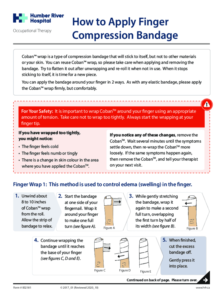 Fillable Online The Rap on Wrapping: 10 Tips for Effectively Bandaging ...