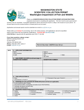 application. This - WDFW - WA.gov - wdfw wa Doc Template | pdfFiller