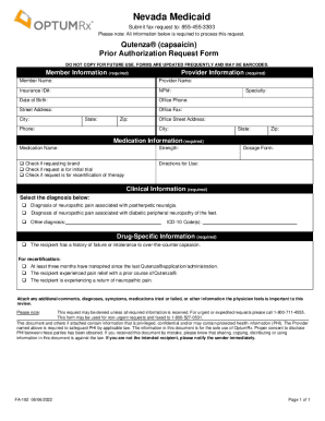 Fillable Online and Prior Authorization (PA) Form Fax Email Print ...