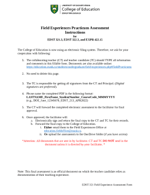 EDST 321 Assessment Doc Template | pdfFiller