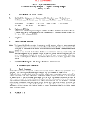 Fillable Online Call To Order Mr Fax Email Print - pdfFiller