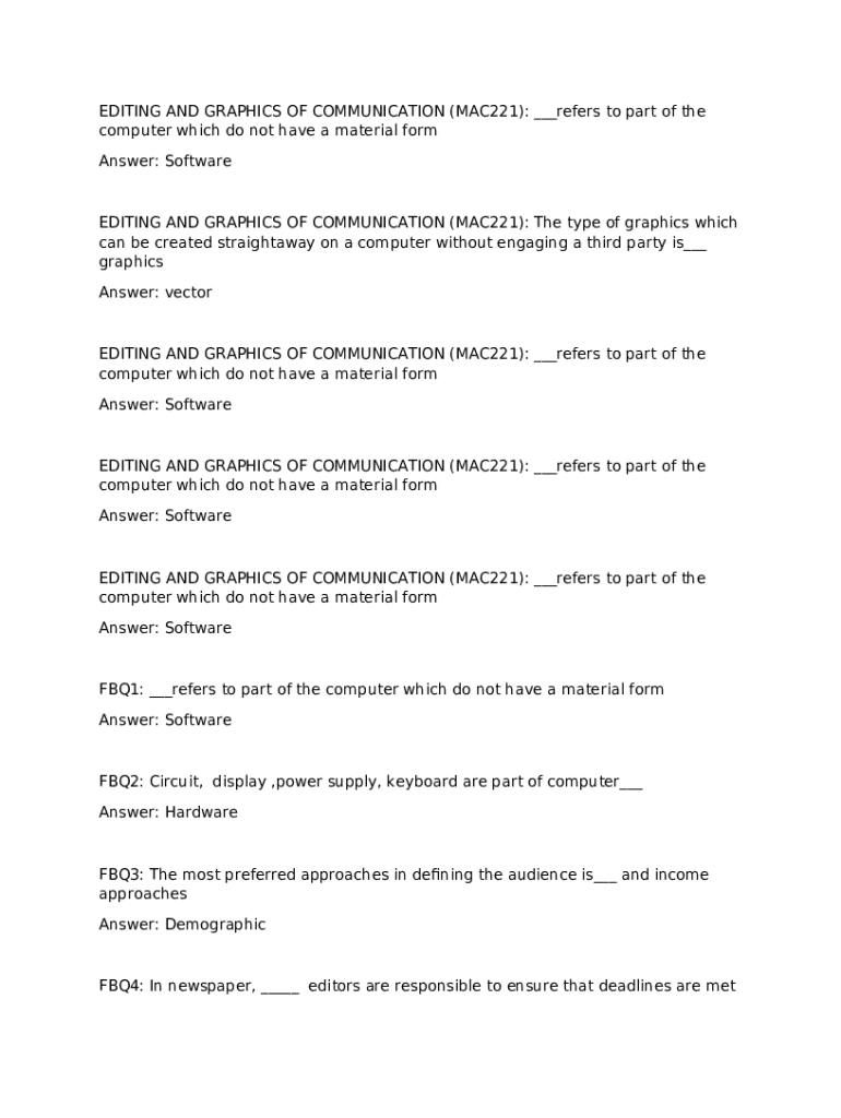mac 221 course title: editing and gaphics of communication Doc Template ...