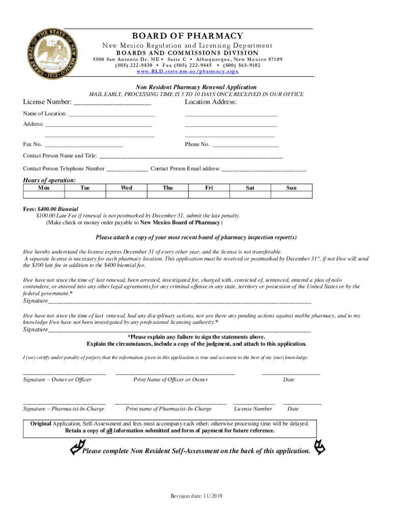 Fillable Online State of New Mexico Classification Description PHARMACIST Fax Email Print ...