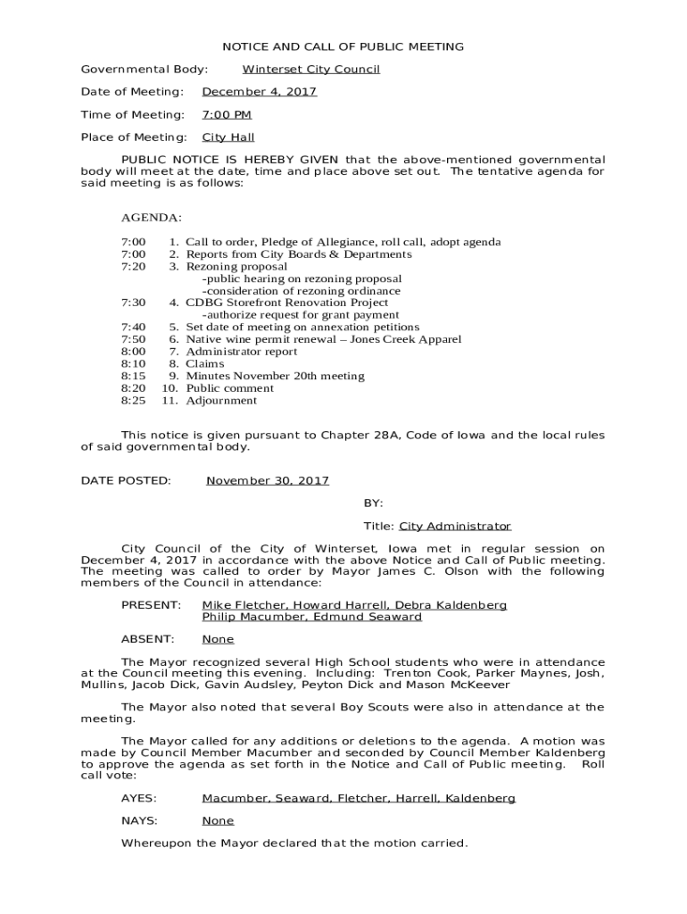 Rezoning proposal Doc Template | pdfFiller