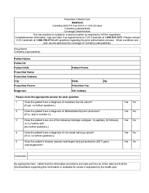 Fillable Online Physician's Labeling RuleContent - CABOMETYX.com Fax ...