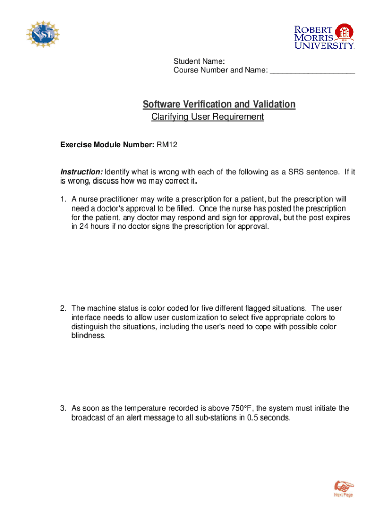 Fillable Online Exact Difference Between Verification and Validation ... Fillable Online Exact Difference Between Verification and Validation ...