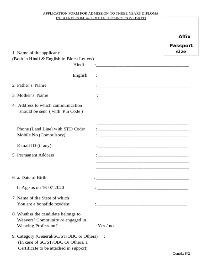 indian institute of handloom technology, (iiht) fulia, west bengal Doc ...