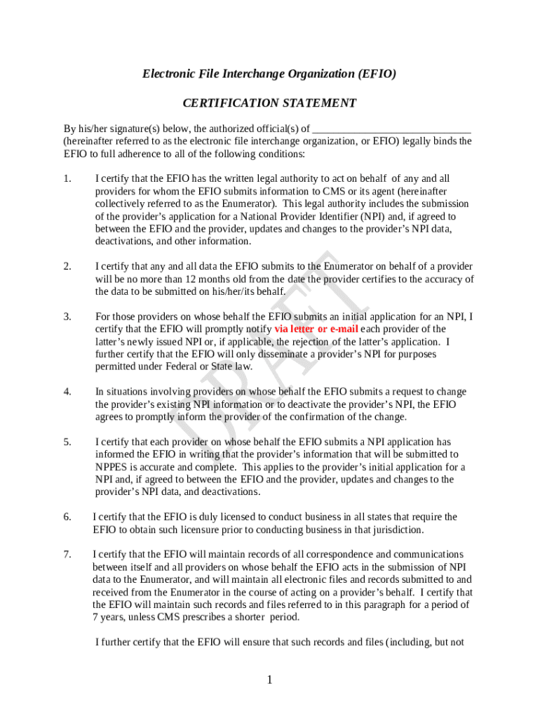 CMS-10175 EFI Certification Statement ... - OMB.report Doc Template ...
