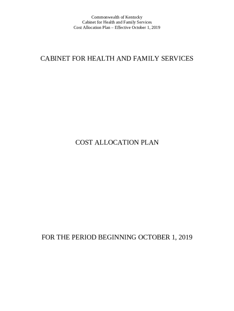 Kentucky Cabinet for Health and Family Services - Facebook Doc Template ...