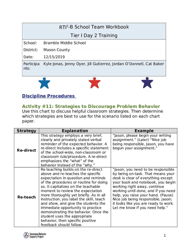RTI2-B at Bramble School - ppt download Doc Template | pdfFiller