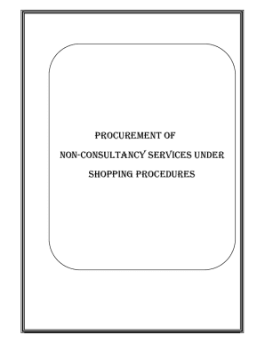Fillable Online wbiwd gov Procurement of Non-Consultancy Services ...