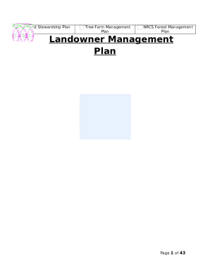 Managing Your Woodlands: A template for your plans for the ... Doc ...