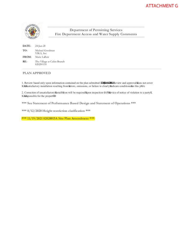 Fillable Online Department of Permitting Services Fire Department ...