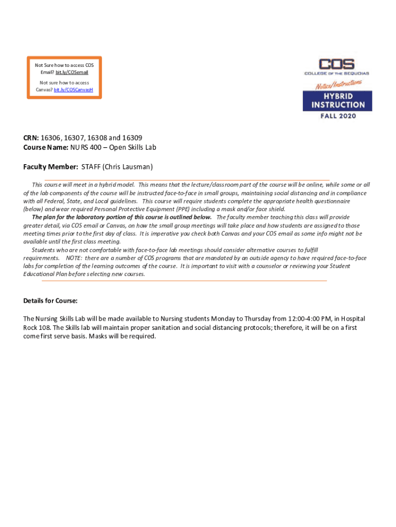 Fillable Online Giant Email - College of the Sequoias Fax Email Print ...