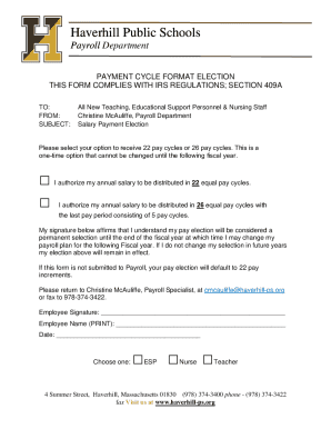 Fillable Online New-Hire-Pay-Cycle-Election-Form. ... Fax Email Print ...