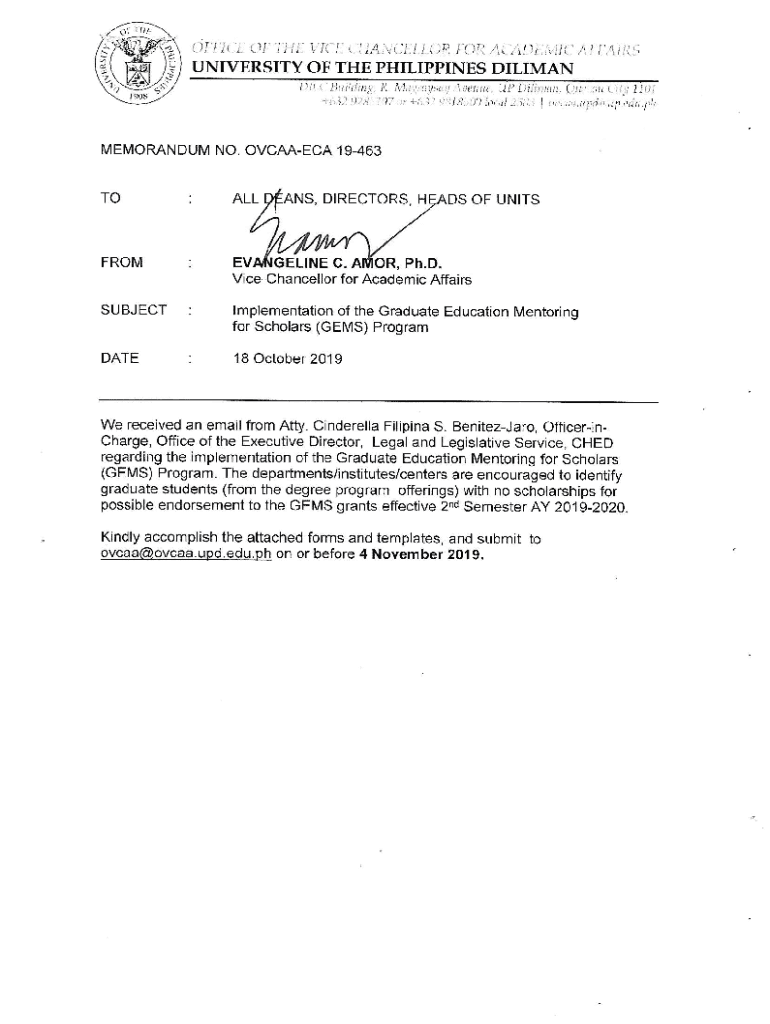 Fillable Online ovcaa upd edu Ten simple rules for establishing a ...