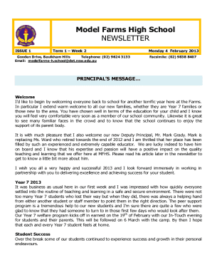 Fillable Online Model Farms High School: Home Fax Email Print - pdfFiller